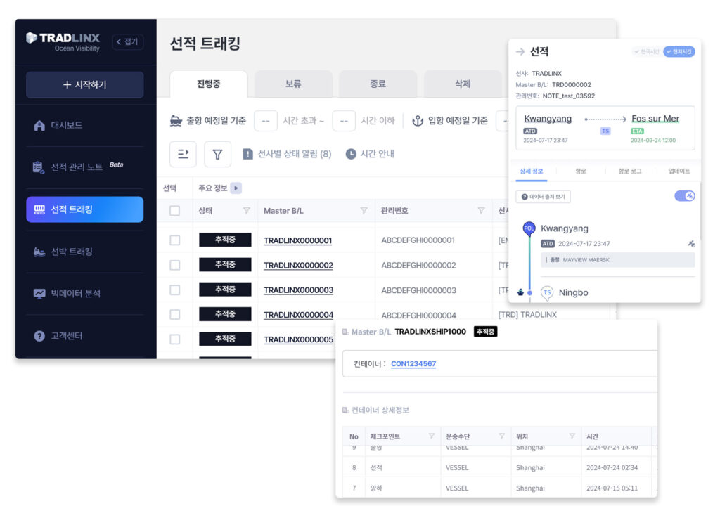 [TRADLINX Ocean Visibility 성공사례] 주식회사 인터케어 “고객사에게 정확한 일정을 공유할 수 있어요 ...