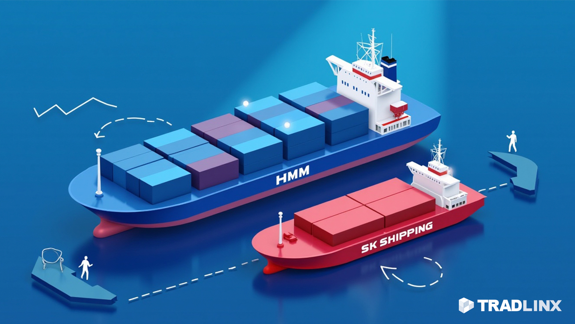 HMM의 꿈은 성공할까? SK해운 인수로 아시아 해운 공룡 노리는 HMM의 승부수! - 트레드링스 블로그